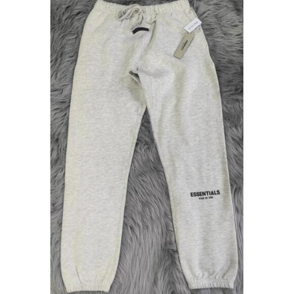 Fear of God | Pants | Fear Of God Essentials Cuffed Sweatpants Light ...